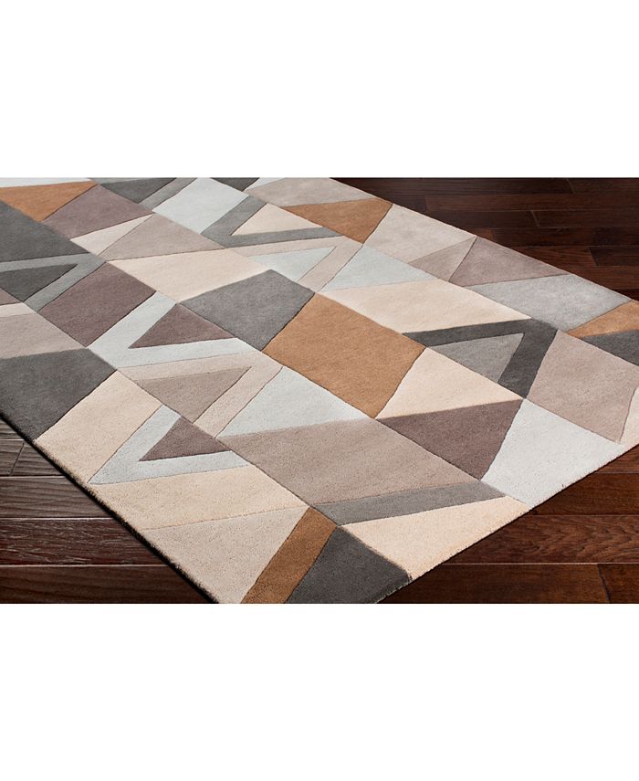 Surya Forum FM-7221 Medium Gray 6' x 9' Area Rug - Macy's