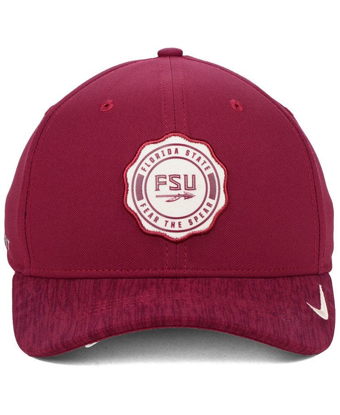 Nike Florida State Seminoles Rivalry Swooshflex Stretch Fitted Cap - Macy's