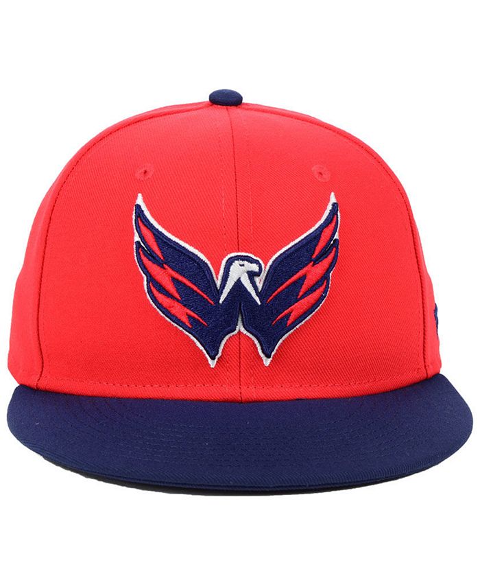 Authentic NHL Headwear Washington Capitals Basic Fan Fitted Cap - Macy's