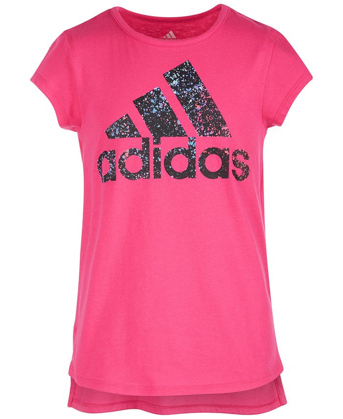 adidas Big Girls Logo-Print T-Shirt - Macy's