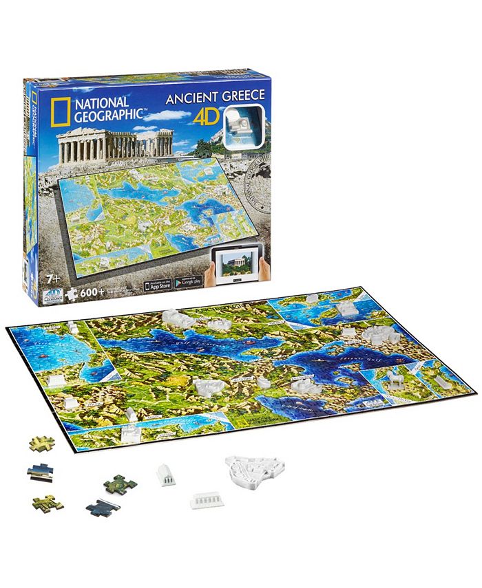 4D Cityscape Time Puzzle - National Geographic - Ancient Greece- 600 ...