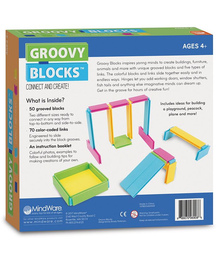 MindWare Groovy Blocks- 120 Piece - Macy's