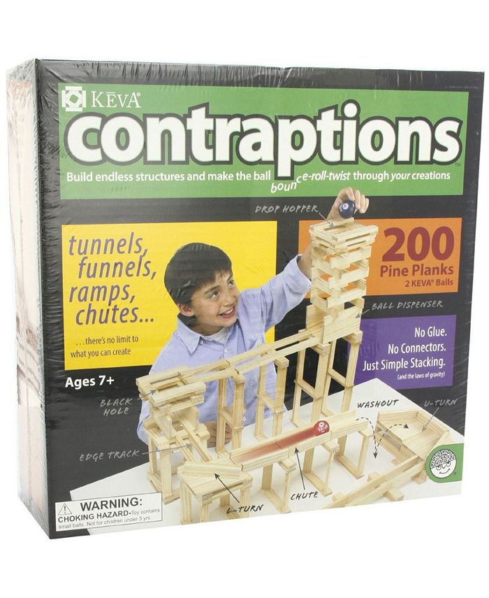 MindWare KEVA Contraptions - 200 Plank Set - Macy's