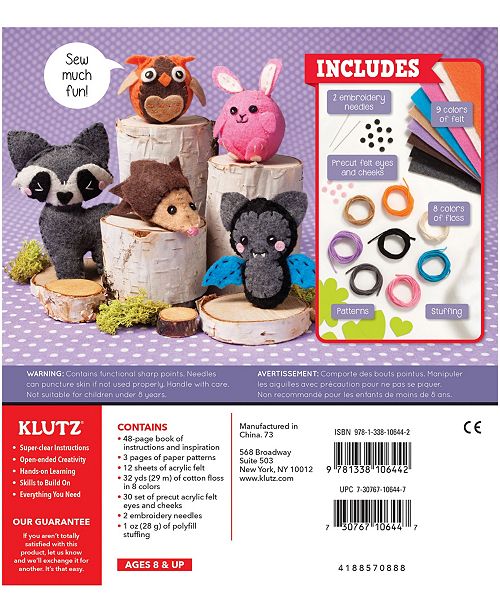 Klutz Sew Mini Animals & Reviews - Kids - Macy's