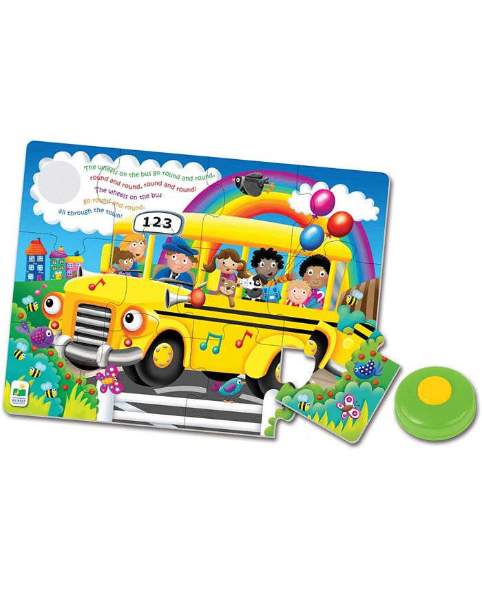 The Learning Journey My First Sing-Along Puzzle - Wheels on the Bus- 12 ...