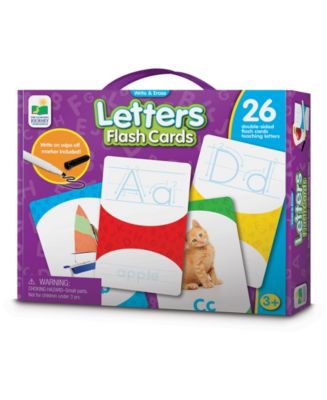 Write and Erase Letters Flash Cards - Macy's