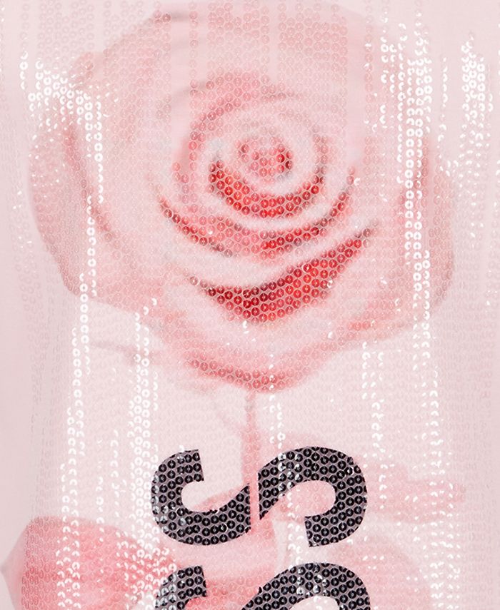 GUESS Big Girls Sequin Feather Dress - Macy's