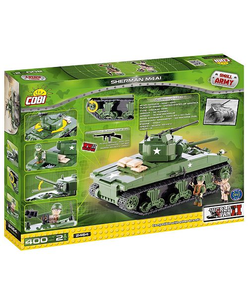 COBI Small Army WW Sherman M4A1 Tank Construction Blocks Building Kit ...