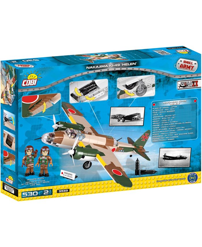 COBI Small Army World War II Nakajima KI49 Helen Airplane 530 Piece ...