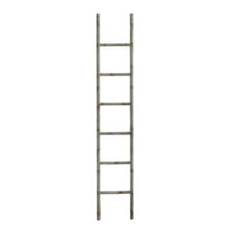 Distressed Blue Decorative Metal Ladder - Macy's