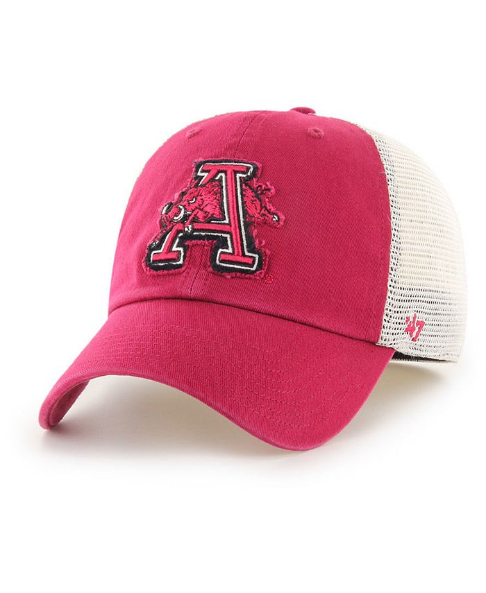 '47 Brand Arkansas Razorbacks Stamper CLOSER Stretch Fitted Cap - Macy's