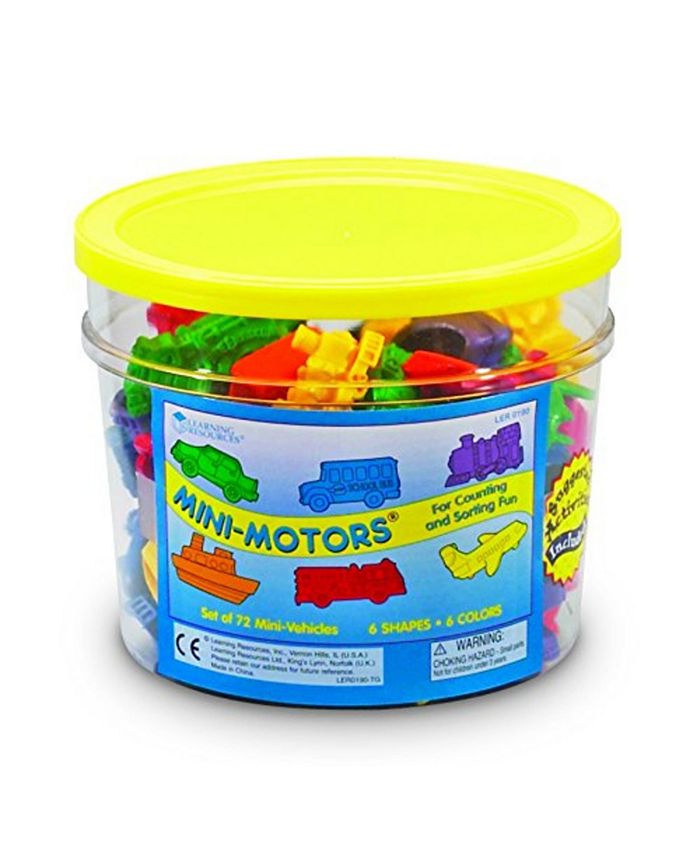 Learning Resources Mini Motors Counters Set 72 Pieces - Macy's