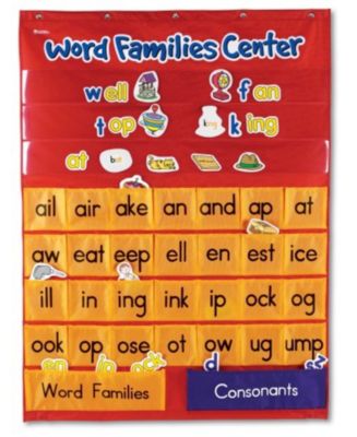Learning Resources Word Families Center Pocket Chart - Macy's