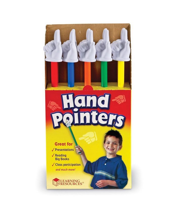 Learning Resources Hand Pointers Set of 10 Assorted - Macy's