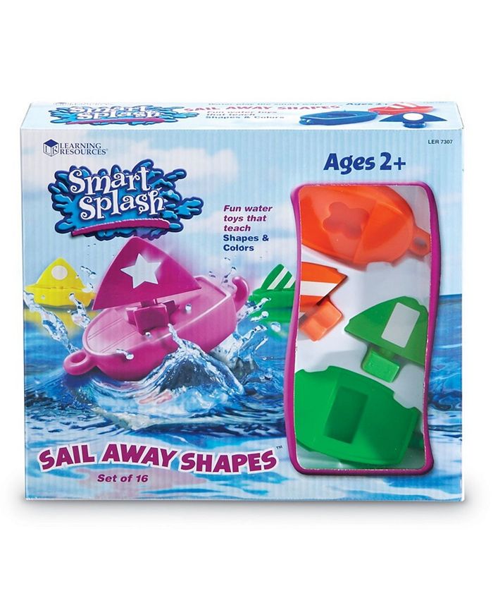Learning Resources Sail Away Shapes-16 Pieces - Macy's