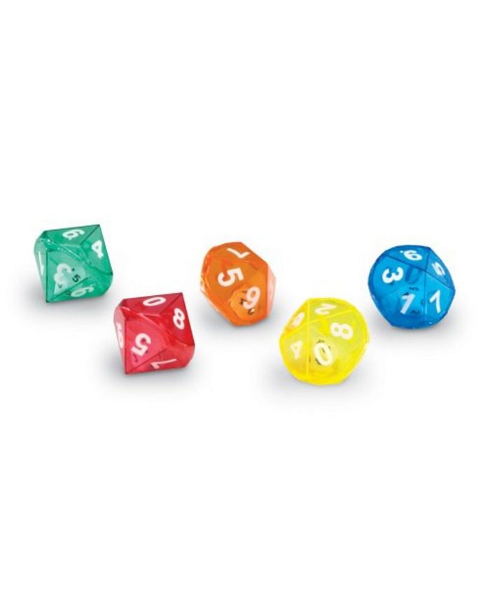 Learning Resources 10-Sided Dice In Dice Set - Macy's