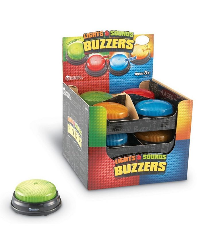 Learning Resources Lights and Sounds Buzzers Set of 12 - Macy's