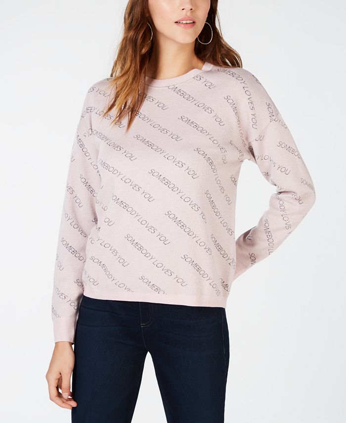 INC International Concepts I.N.C. Printed Sweater, Created for Macy's ...