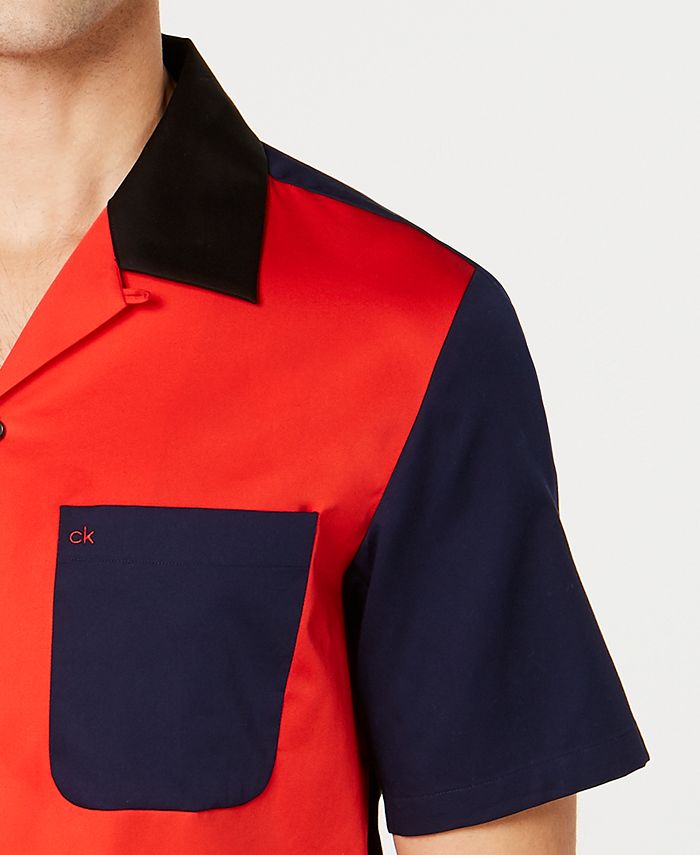 Calvin Klein Men's Colorblocked Shirt - Macy's