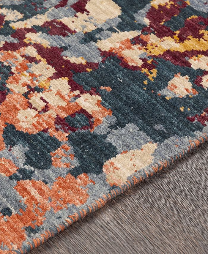 Surya Trailblazer TZR-1017 Denim 5'3" x 7'6" Area Rug - Macy's