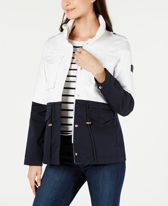 Tommy Hilfiger Colorblocked Jacket, Created for Macy's - Macy's
