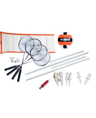 Triumph Advanced Volleyball,Badminton Combo Set Includes Official Size ...