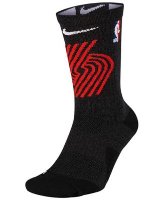 Nike Men's Portland Trail Blazers Elite Team Crew Socks - Macy's