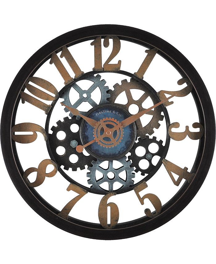 FIRSTIME & CO Firstime and Co. Vintage Gears Wall Clock - Macy's