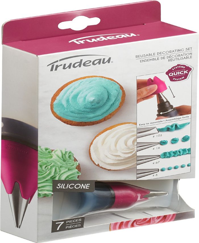 Trudeau 7 Piece Baking Metal Tip Decorating Set - Macy's