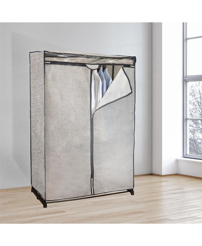 Simplify 36" Wide Portable Closet in Black - Macy's