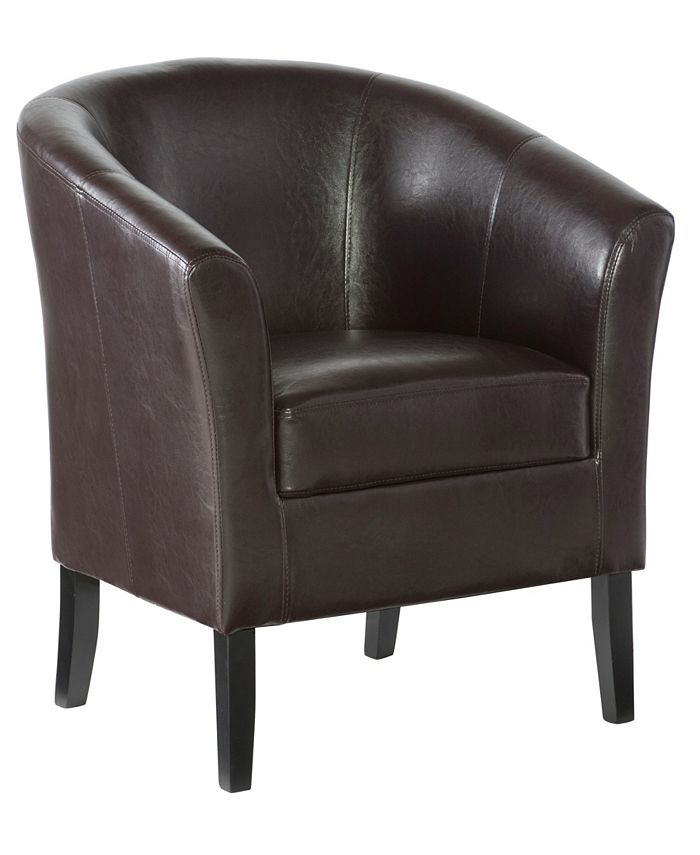 Linon Home Décor Simon Club Chair - Macy's