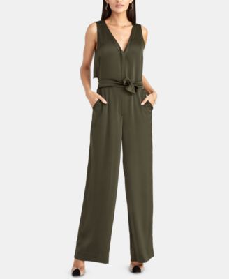 RACHEL Rachel Roy Flo Belted Popover Jumpsuit - Macy's