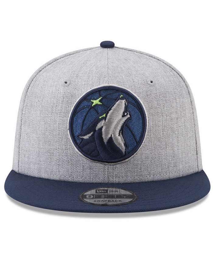 New Era Minnesota Timberwolves Heather 2Tone Current 9FIFTY Snapback ...