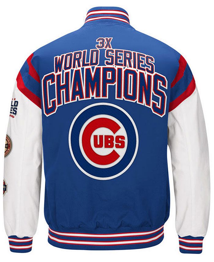 G-III Sports Men's Chicago Cubs Home Team Commemorative Varsity Jacket ...
