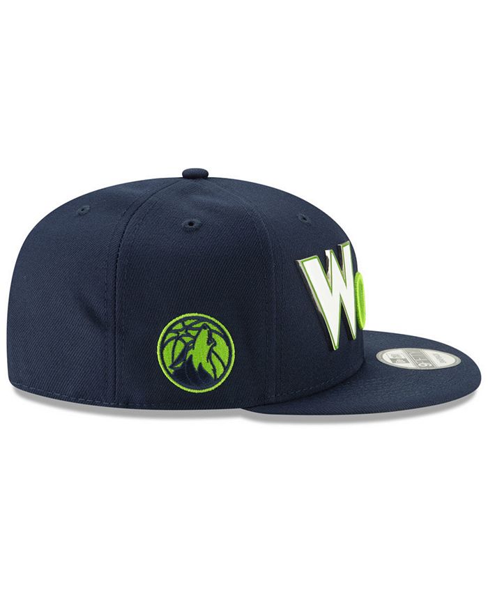 New Era Minnesota Timberwolves Enamel Script 9FIFTY Snapback Cap - Macy's