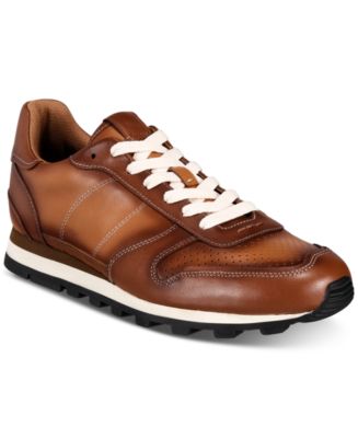 COACH Men's C118 Burnished Leather Sneakers - Macy's