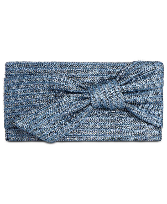 INC International Concepts I.N.C. Bowah Hands Through Straw Clutch ...