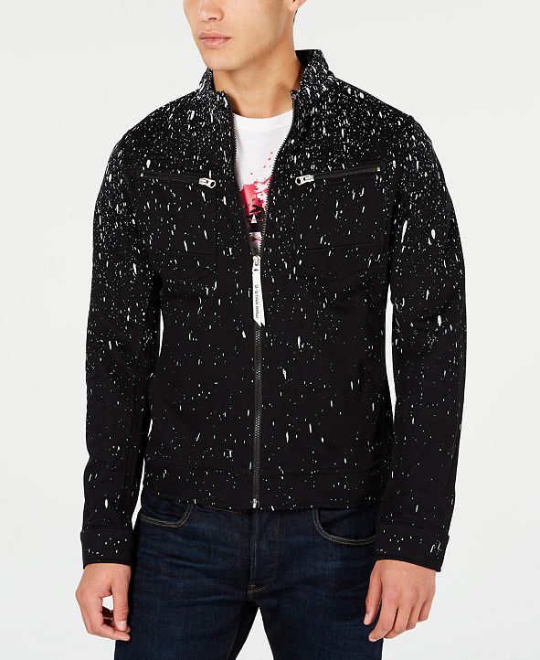 G-Star Raw Men's Slim-Fit Paint Splatter Jacket, Created for Macy's ...
