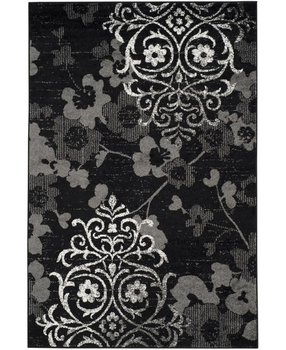 Click here for Safavieh Adirondack 114 Black and Silver 51 x 76 A... prices