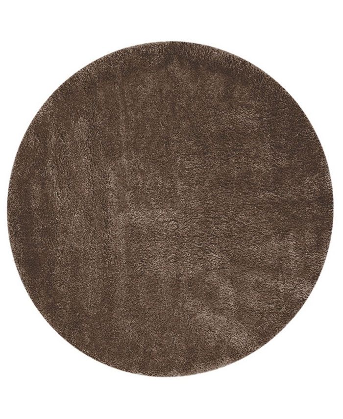 Safavieh Colorado Shag Mushroom 6'7" x 6'7" Round Area Rug - Macy's