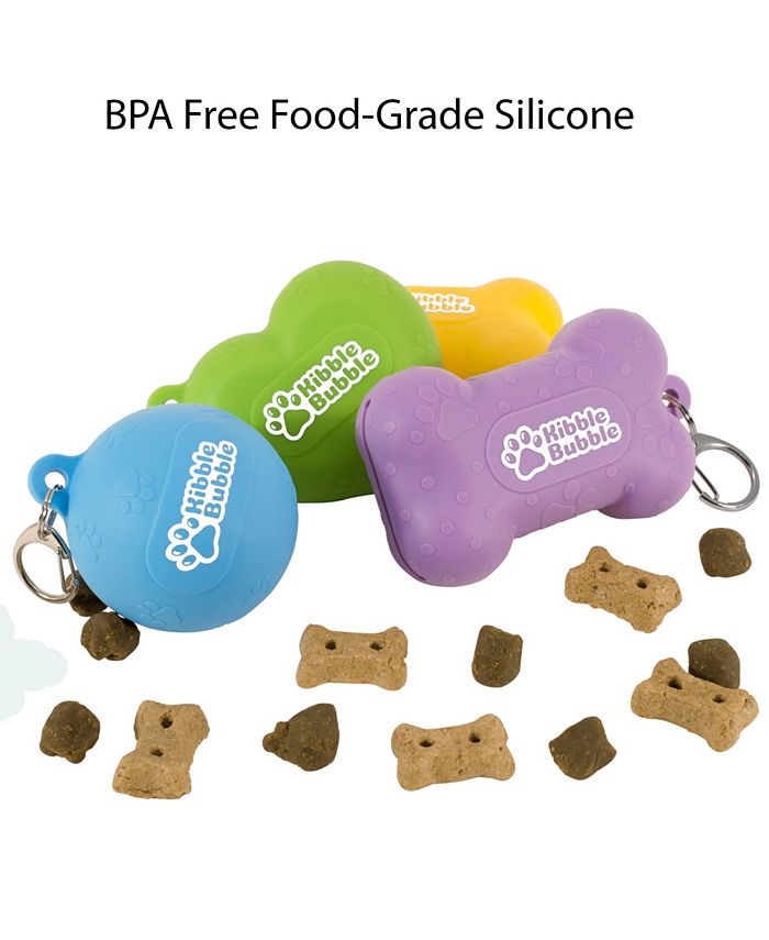 Kibble Bubble Silicone Dog Treat Pouch, Ball - Macy's