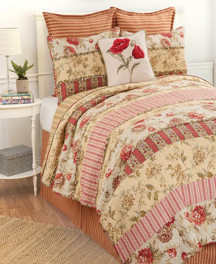 C&F Home Lucy Full Queen 3 Piece Quilt Set - Macy's