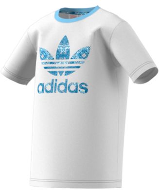 adidas Big Girls Logo-Print Cotton T-Shirt - Macy's