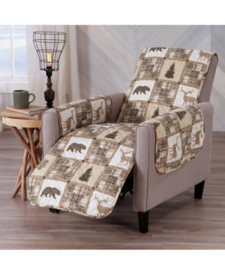 Sofa Saver Lodge Printed Reversible Recliner Furniture Protector - Macy's