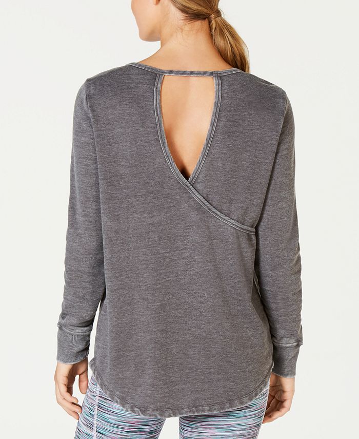 Ideology Graphic V-Back Top, Created for Macy's - Macy's