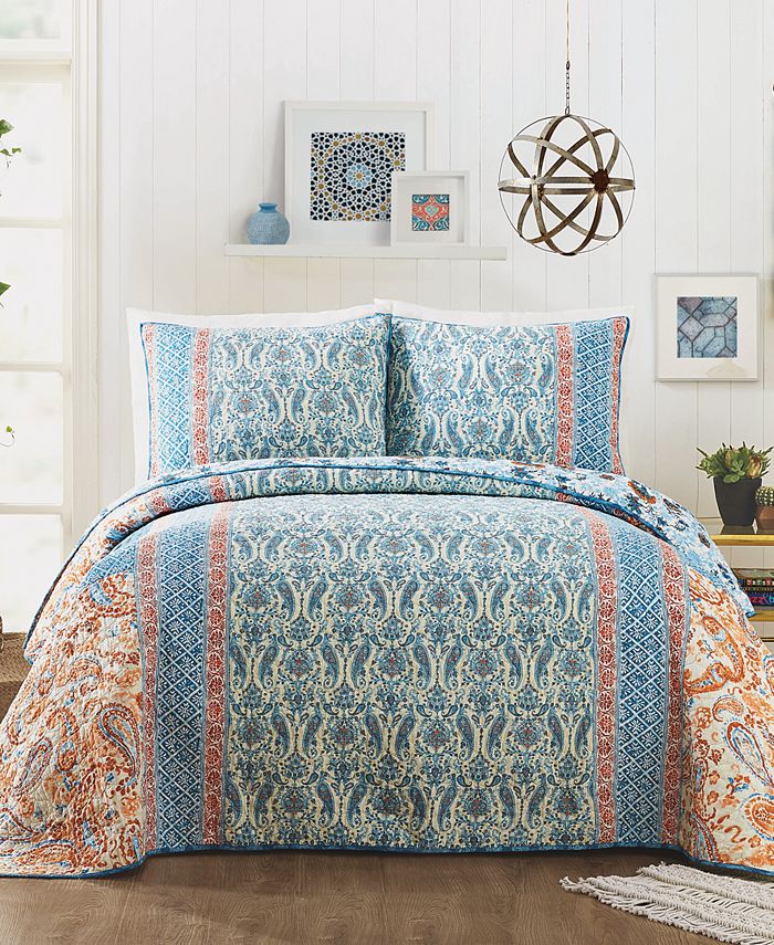 Jessica Simpson Salina King Quilt - Macy's