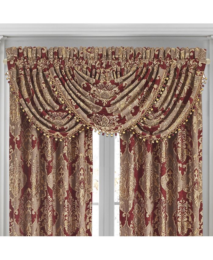 J Queen New York J. Queen Crimson Window Valance - Macy's