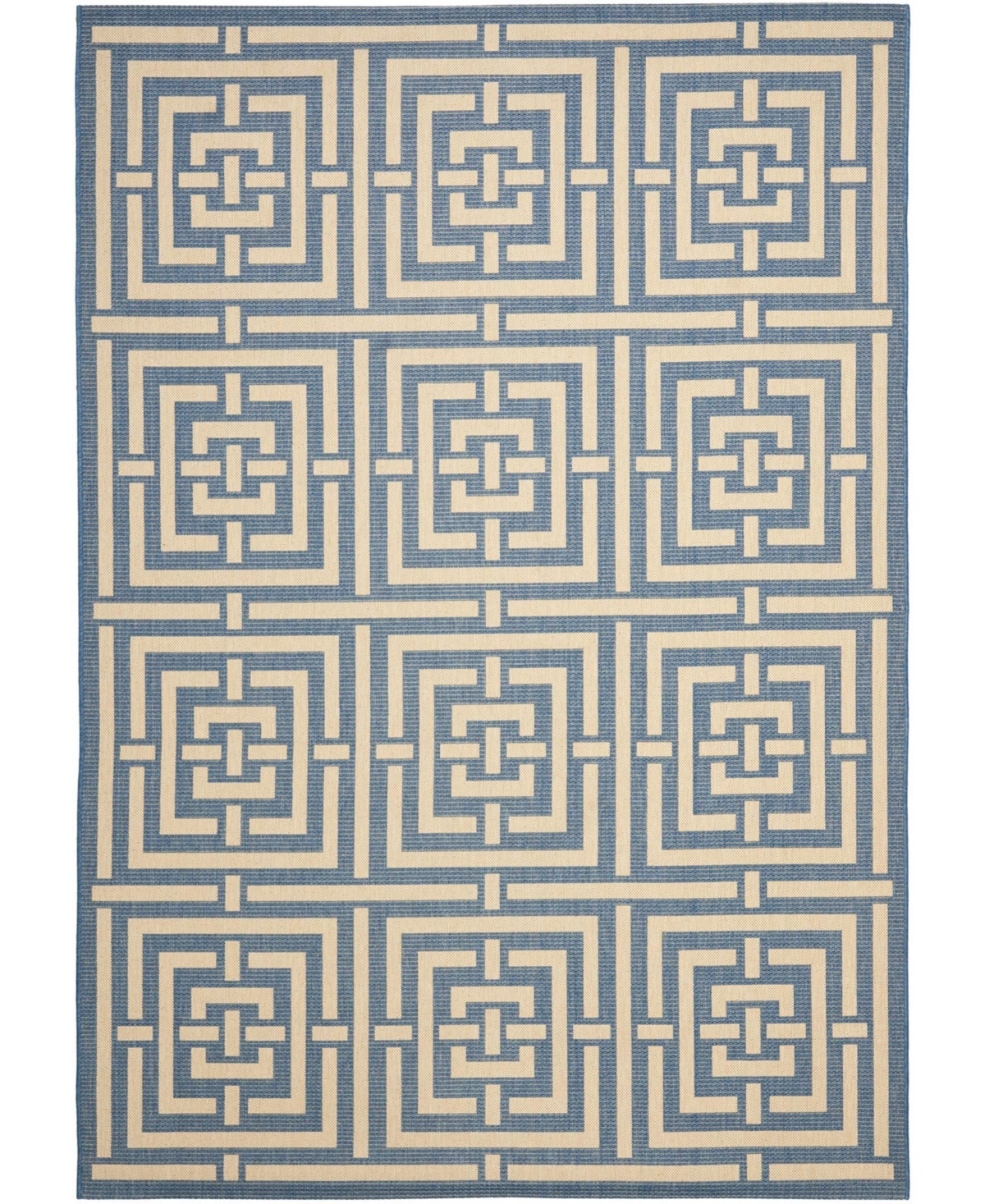 Click here for Safavieh Courtyard CY6937 Blue and Bone 53 x 77 Ou... prices