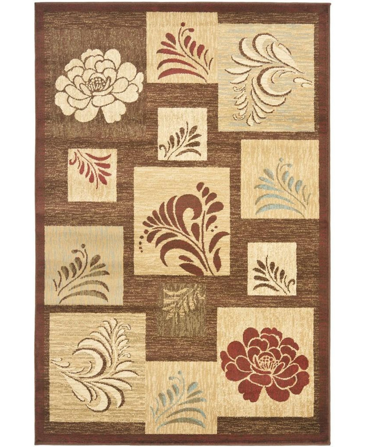 Click here for Safavieh Lyndhurst LNH554 Brown and Multi 53 x 76... prices