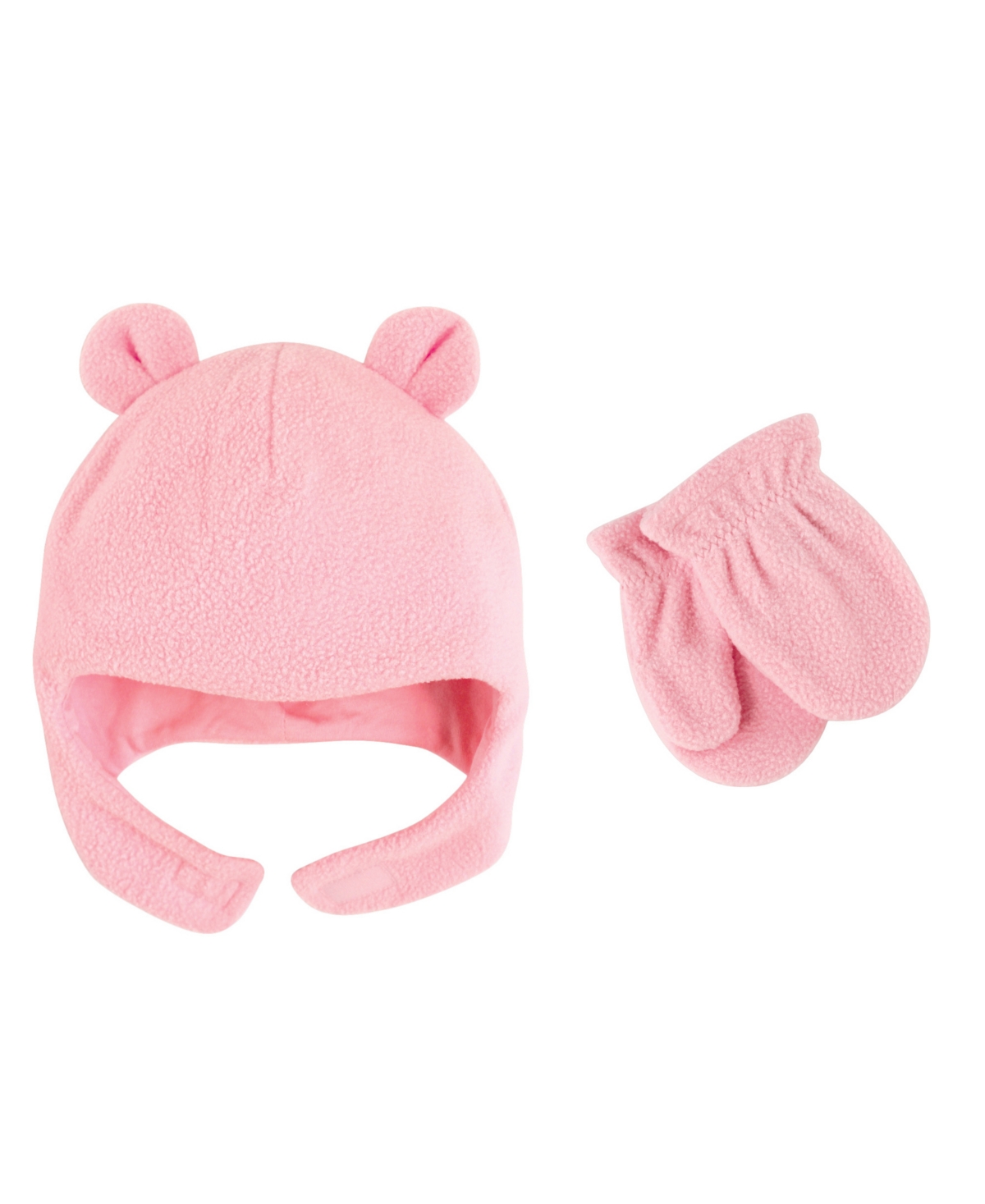 Click here for Luvable Friends Baby Girls Beary Cozy Hat and Mitt... prices